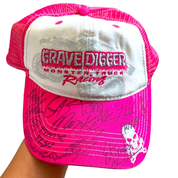 Monster Jam | Accessories | Nwot Monster Jam Grave Digger Racing Pink ...
